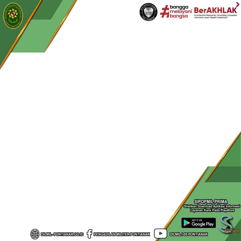 004 (1) | Pengadilan Militer I-05 Pontianak